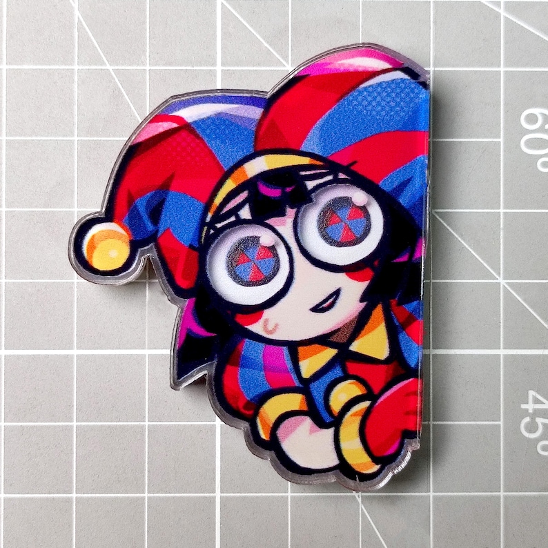 Digital Circus Peekers: Ponmi & Jax, for Desktop Monitors, TADC - Etsy