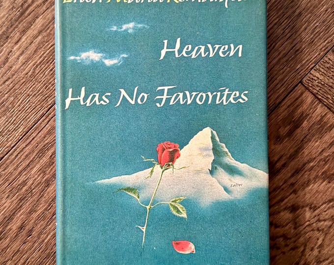 Vintage 1961 Heaven Has No Favorites by Erich Maria Remarque (hardcover ...