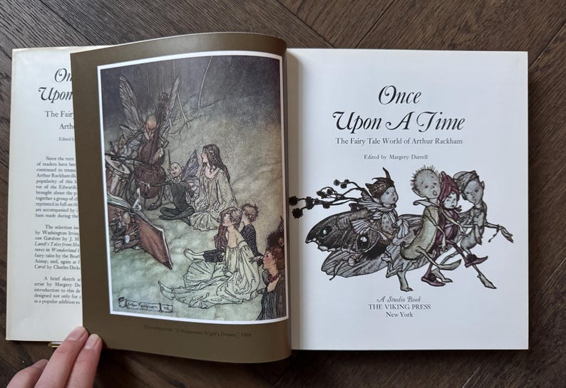 Once Upon A Time by Arthur Rackham (1972) - Etsy