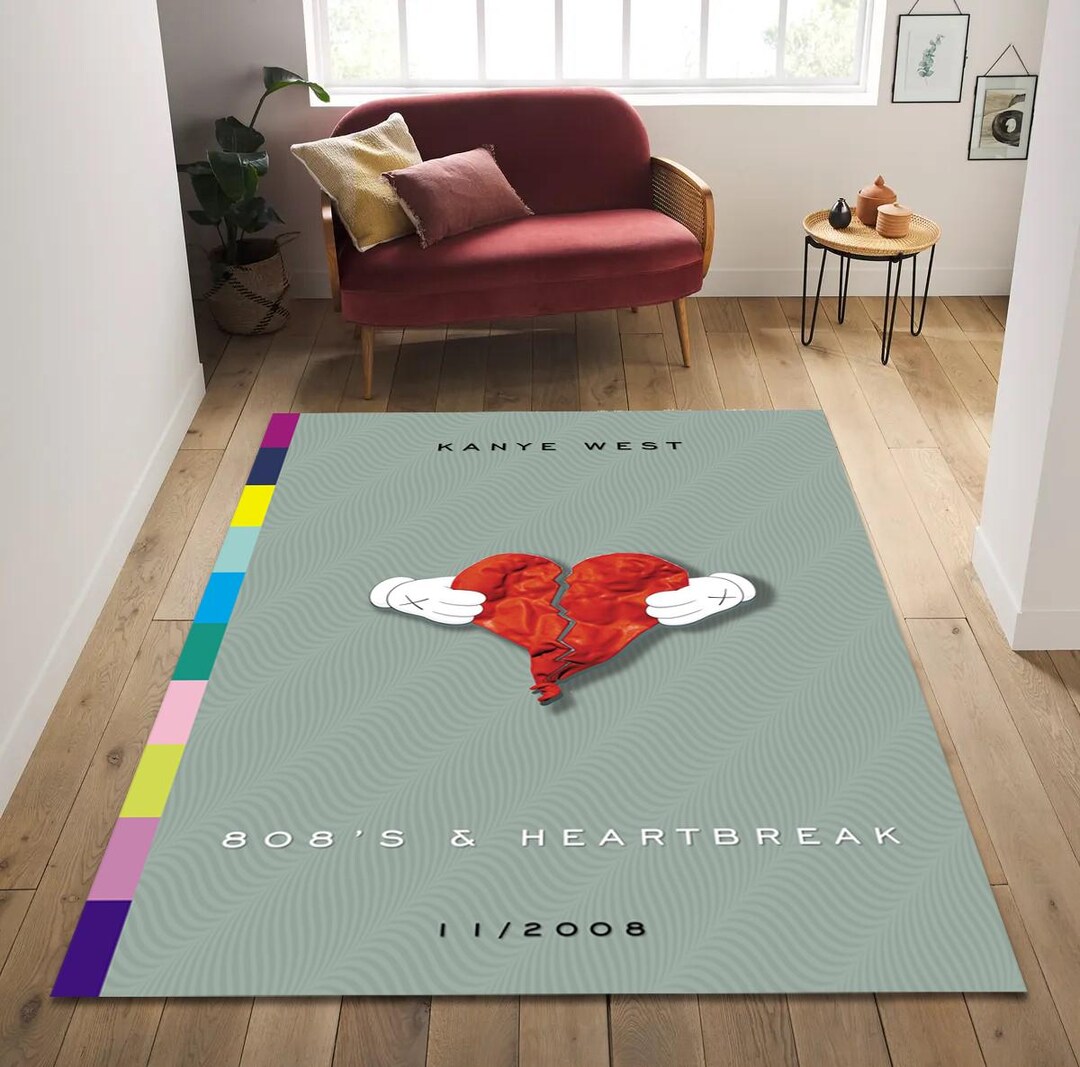 Kanye West Rug,album Cover Rug,kanye West,musıc Rug,colorful Rug,custom ...