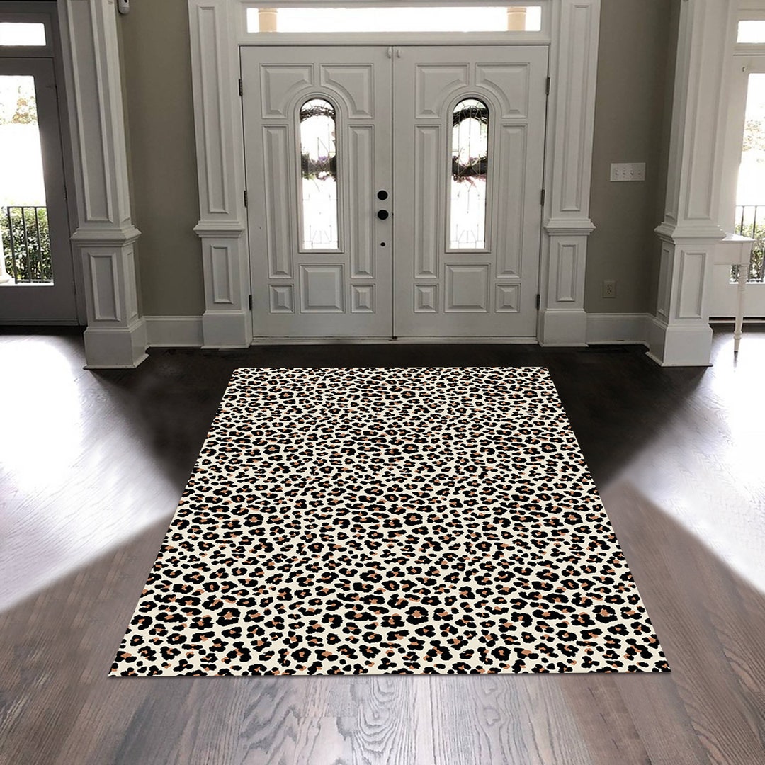 Animal Rug, Bedroom Rug, Leopard Rug, Living Room Rug, Leopard Skin ...