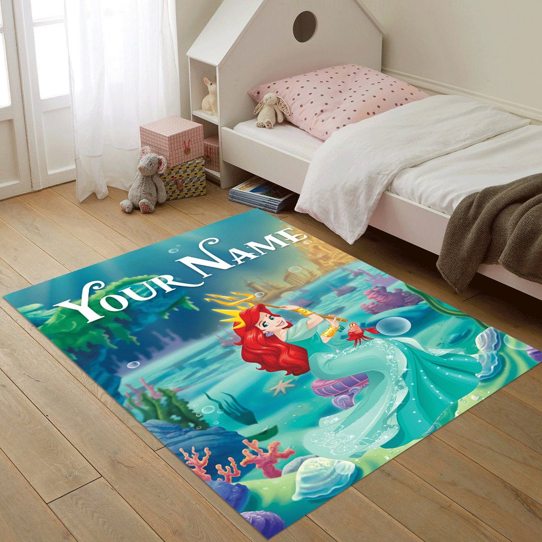 Underwater Rug,the Little Mermaid Rug, Kids Room Rug,gift for Kids ...