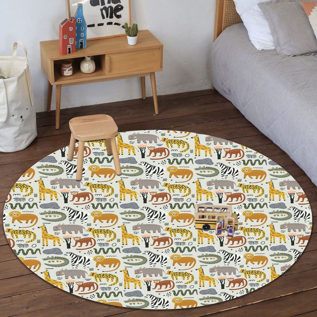 Crocodile Rug, Monkey Rug,leon Rug,animal Rug, Cute Rug, Kids Room Rug ...