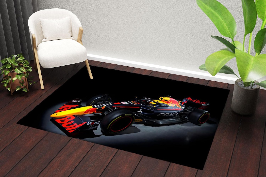 Formula 1 Rug, Racing Car Rug – Sports Car ,themed Area Rug for Living ...