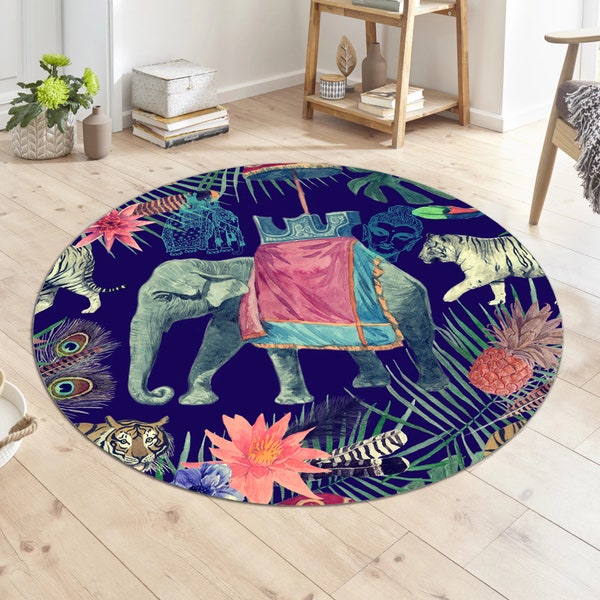 Elephant Rug - Etsy