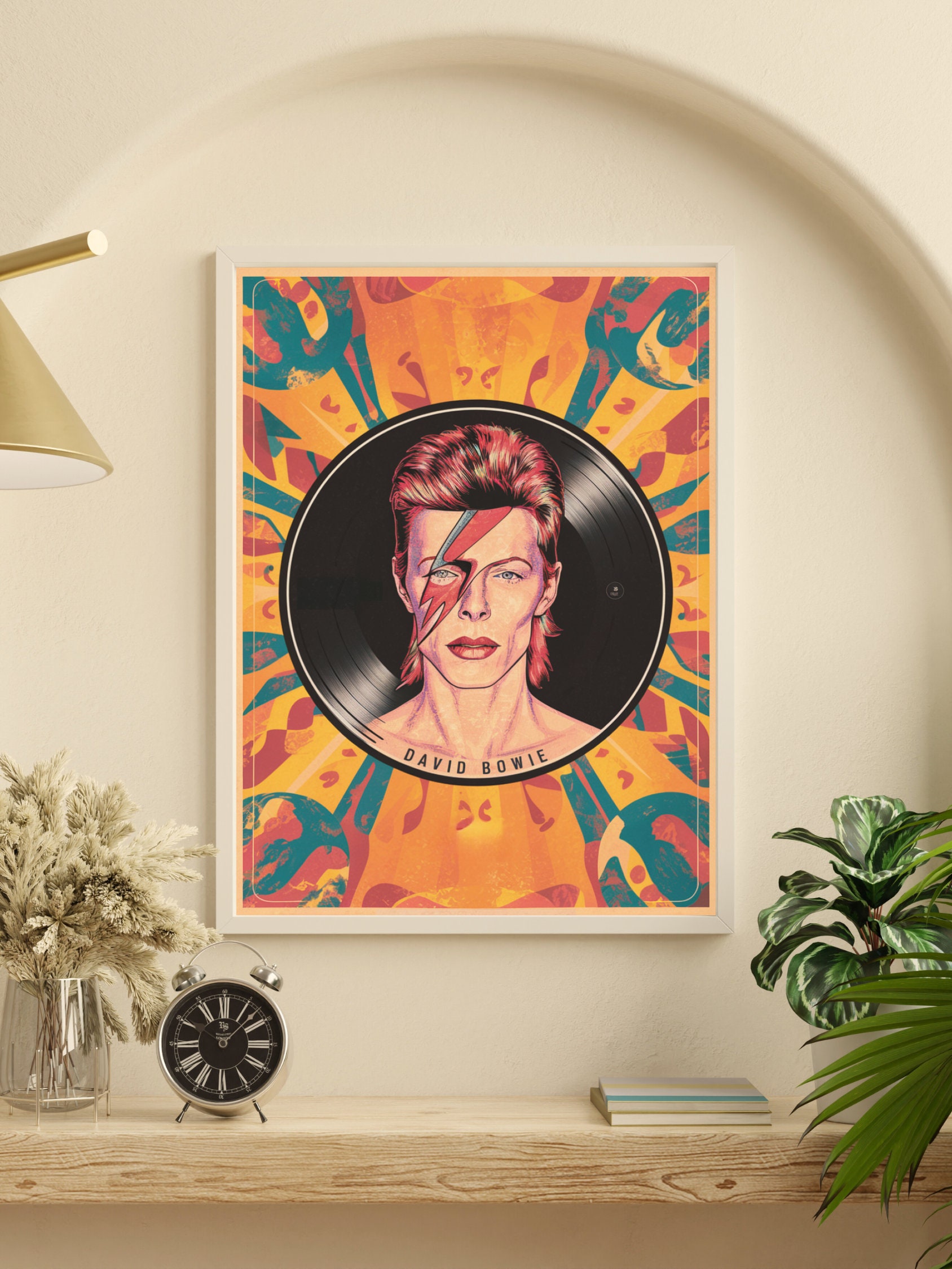 Retro Music Icons Poster, 60s-90s Legends Wall Art, Vintage Music Decor ...