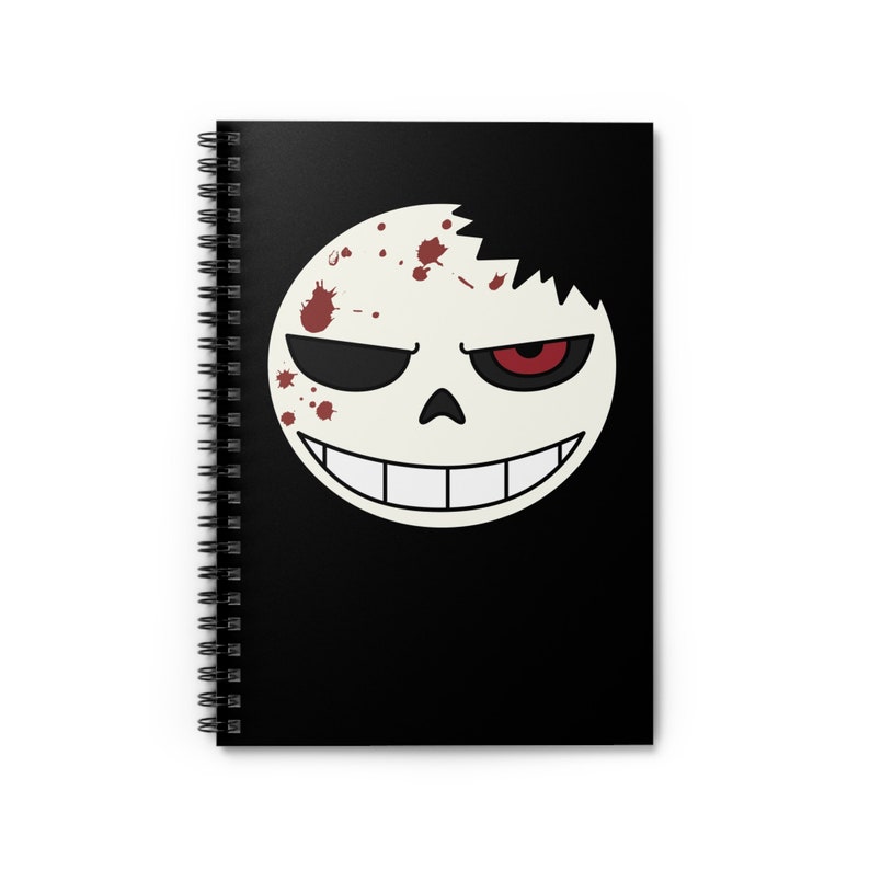 Undertale Horror Sans Spiral Notebook - Etsy