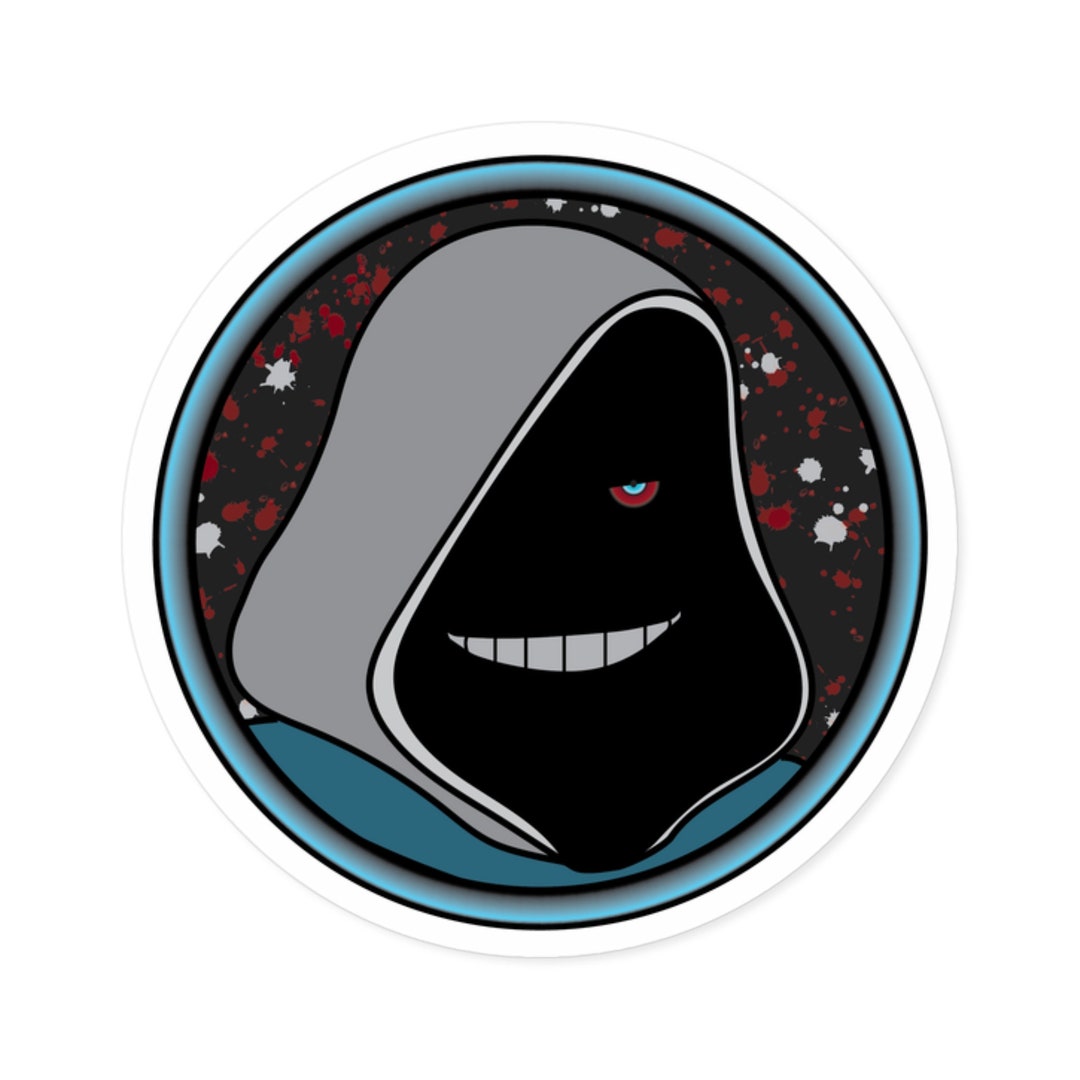 Undertale Dust Sans Round Stickers (blue) - Etsy