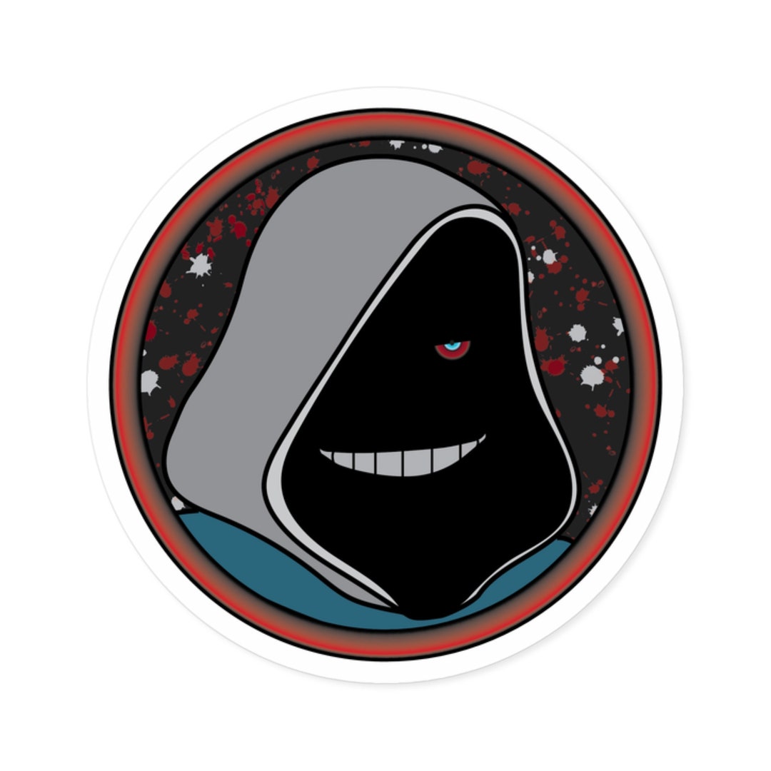 Undertale Dust Sans Round Stickers (red) - Etsy