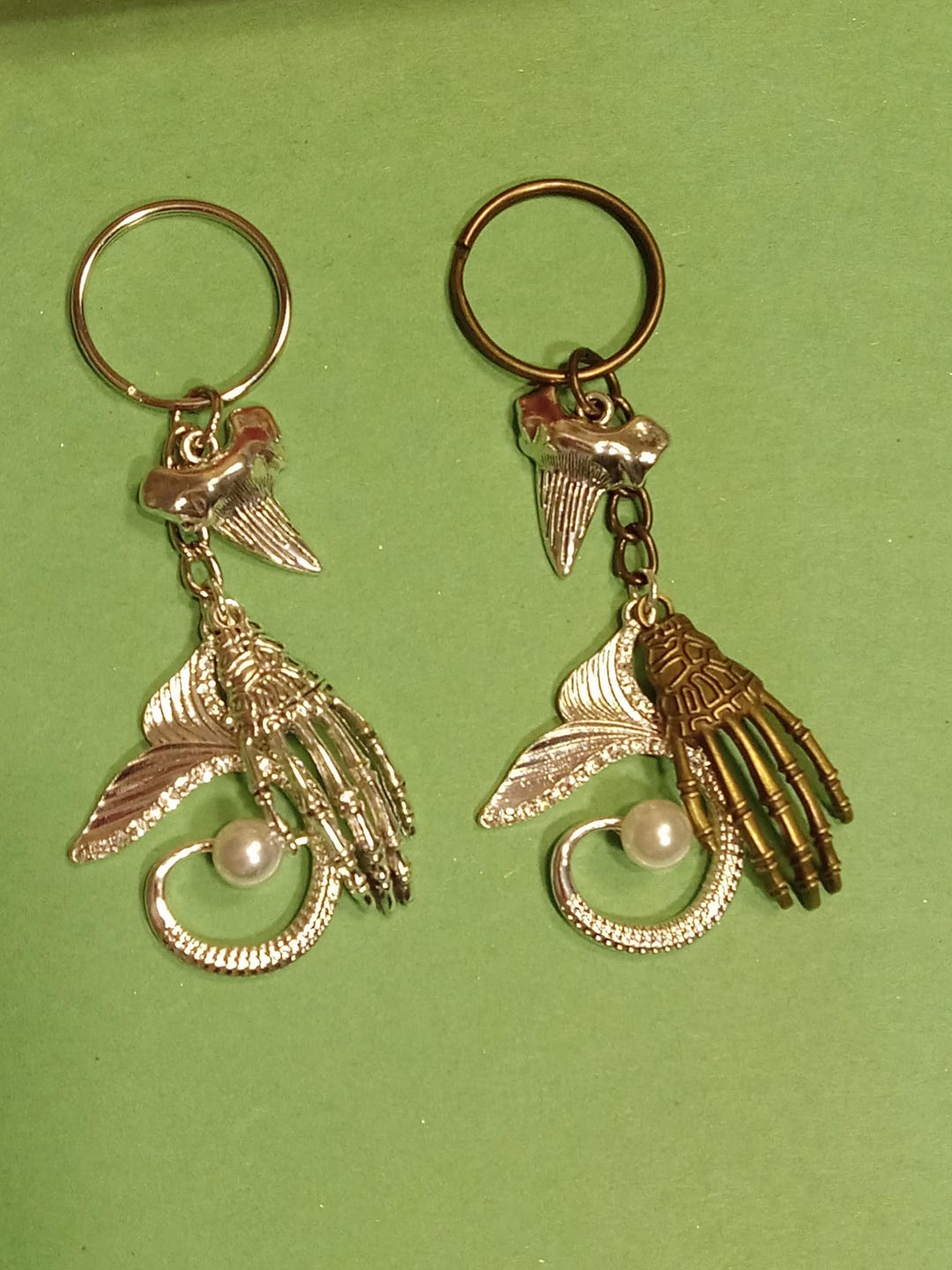 Undertale Leviathantale Mermaid Tail or Siren Themed Keychain - Etsy
