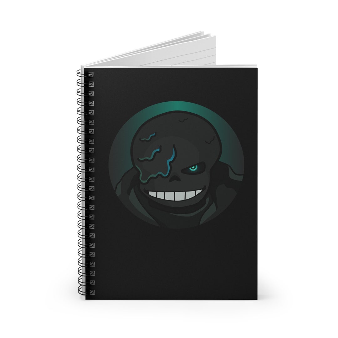 Undertale Nightmare Sans Spiral Notebook - Etsy
