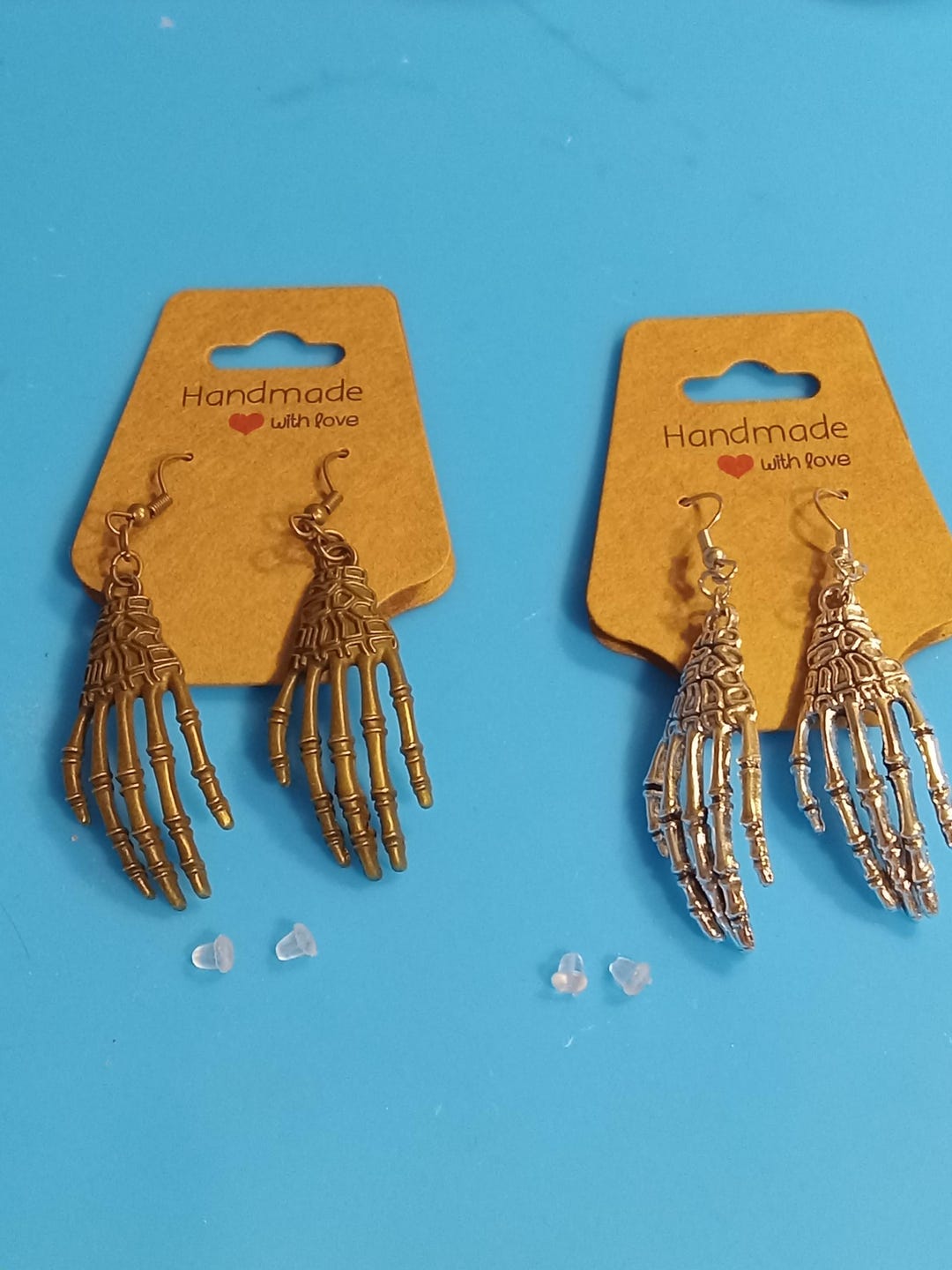 Undertale Themed Skeleton Hand Earrings - Etsy