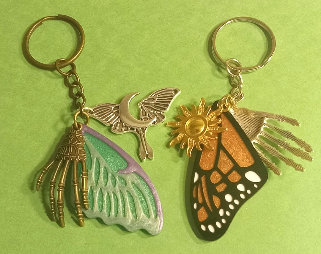 Undertale Dream and Nightmare Fea Themed Keychains - Etsy
