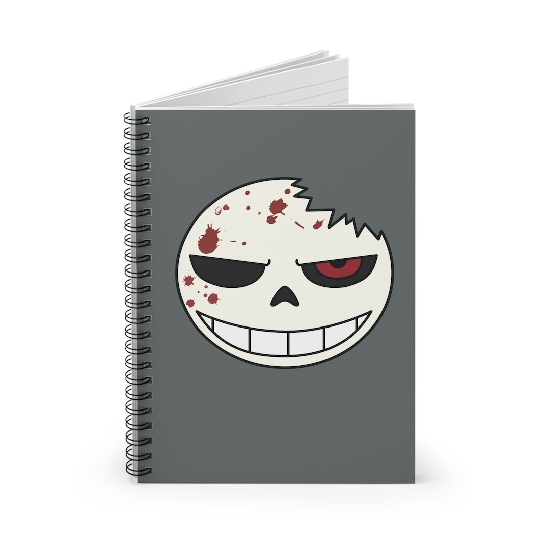 Undertale Horror Sans Spiral Notebook - Etsy