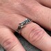 Adjustable Silver Bat Ring, Gothic Style, Entwined Bat Design, Animal ...