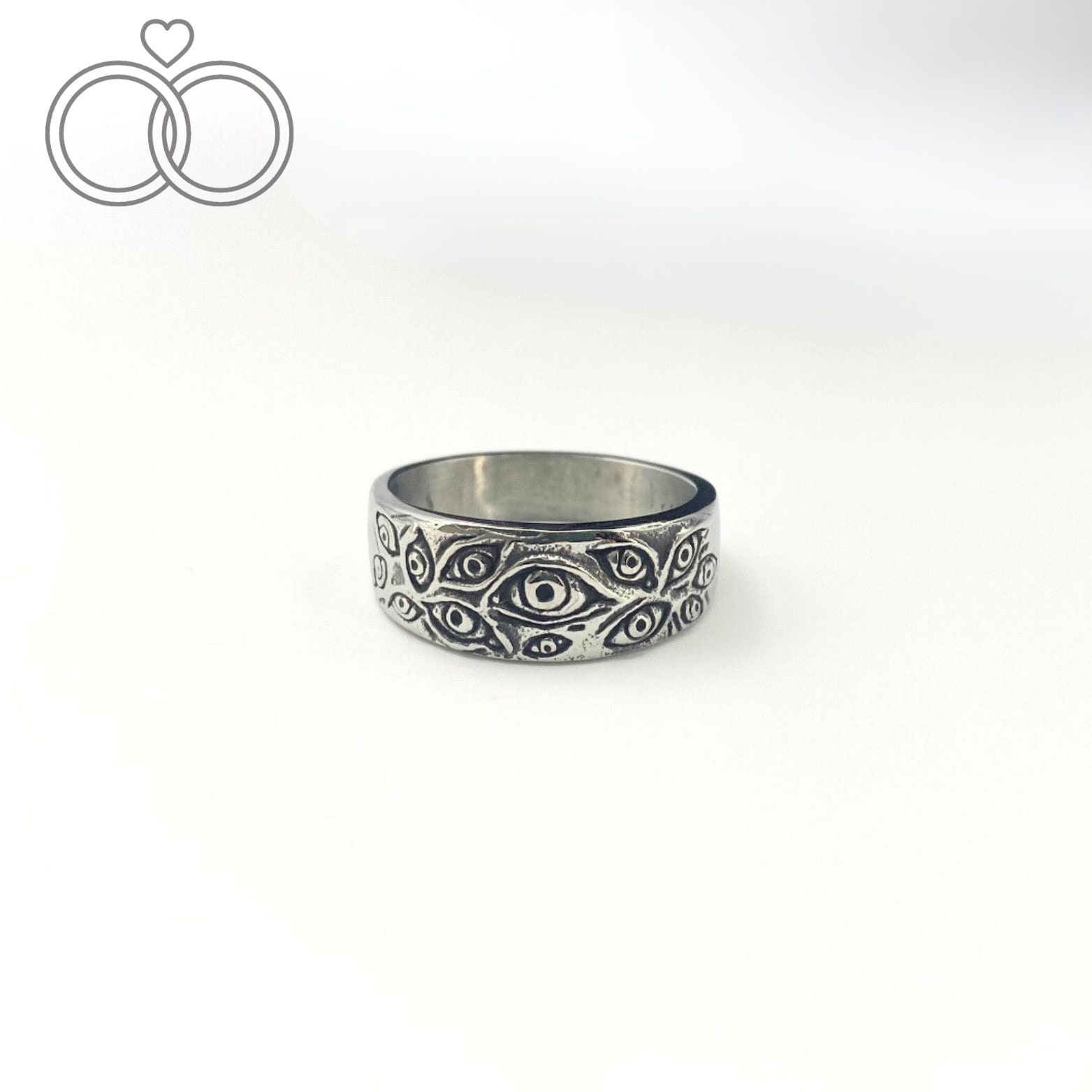 Anime Jujutsu Kaizen Ring Ryomen Sukuna, Infinity Eye Ring, Stainless ...