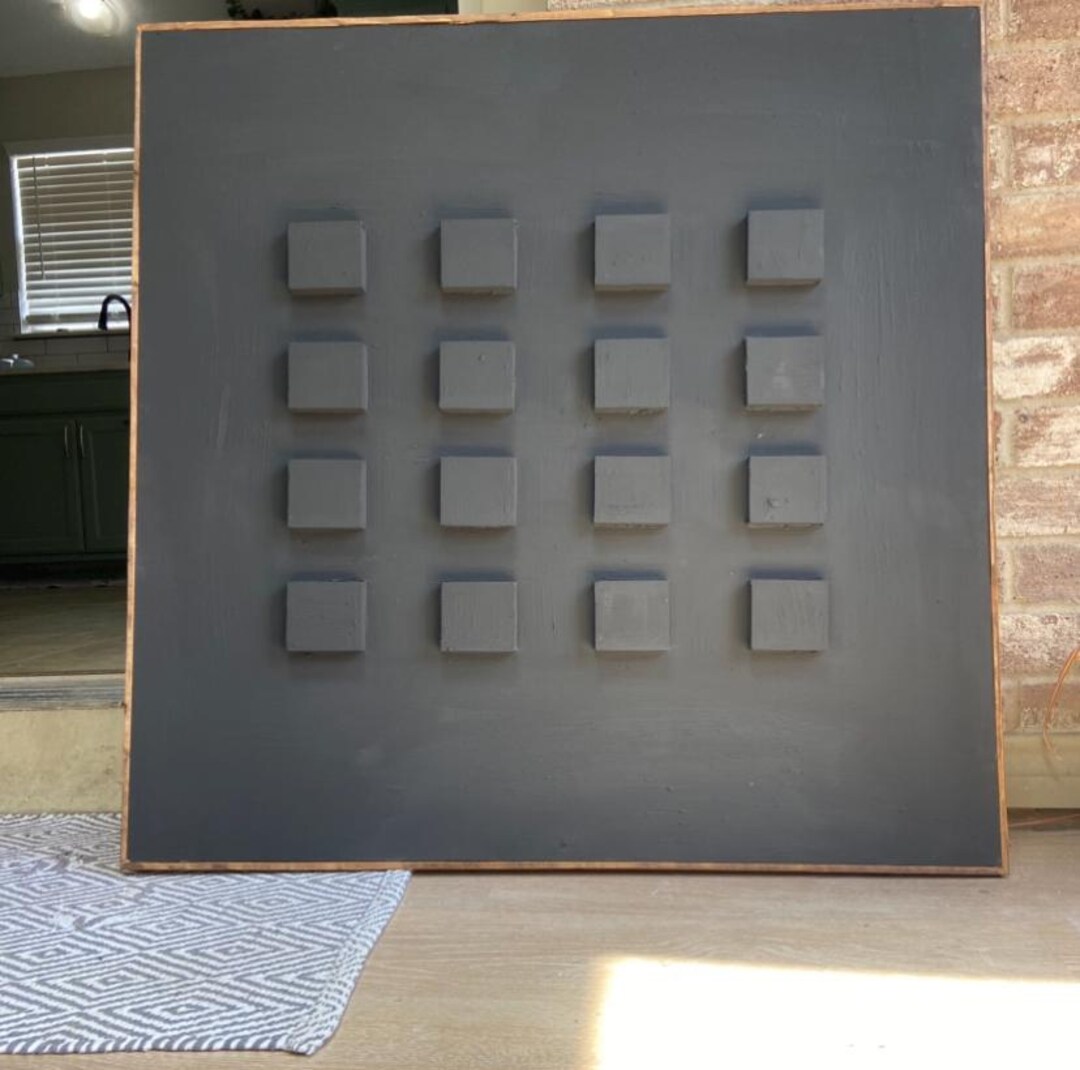 Modern 3D Concrete Wall Art Minimalist Geometric Design - Etsy