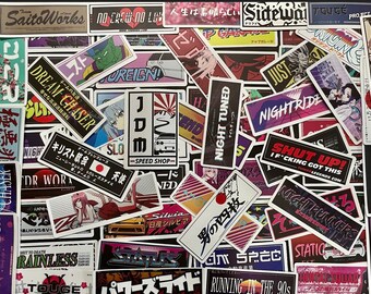 Jdm 10 RANDOM Car Sticker Decal Pack Car Window Stickers for Jdm ...