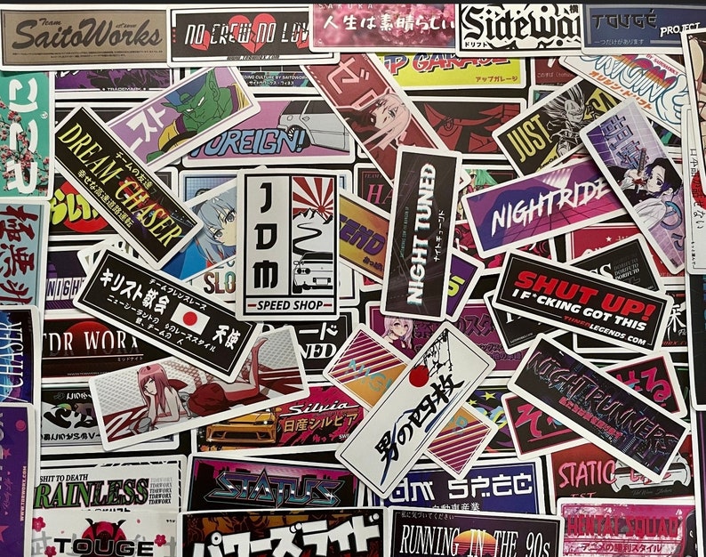 JDM CAR DECAL Sticker Collection - Etsy