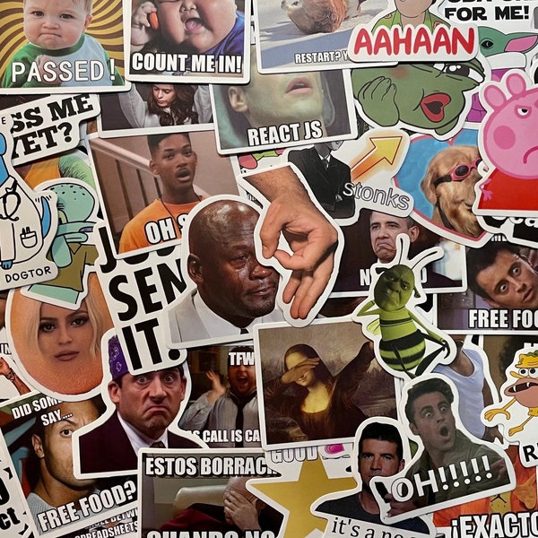 Funny Meme Stickers - Etsy
