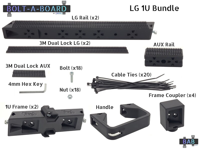 Bolt-a-board - Modular Pedalboard System (starter Bundle) - Etsy