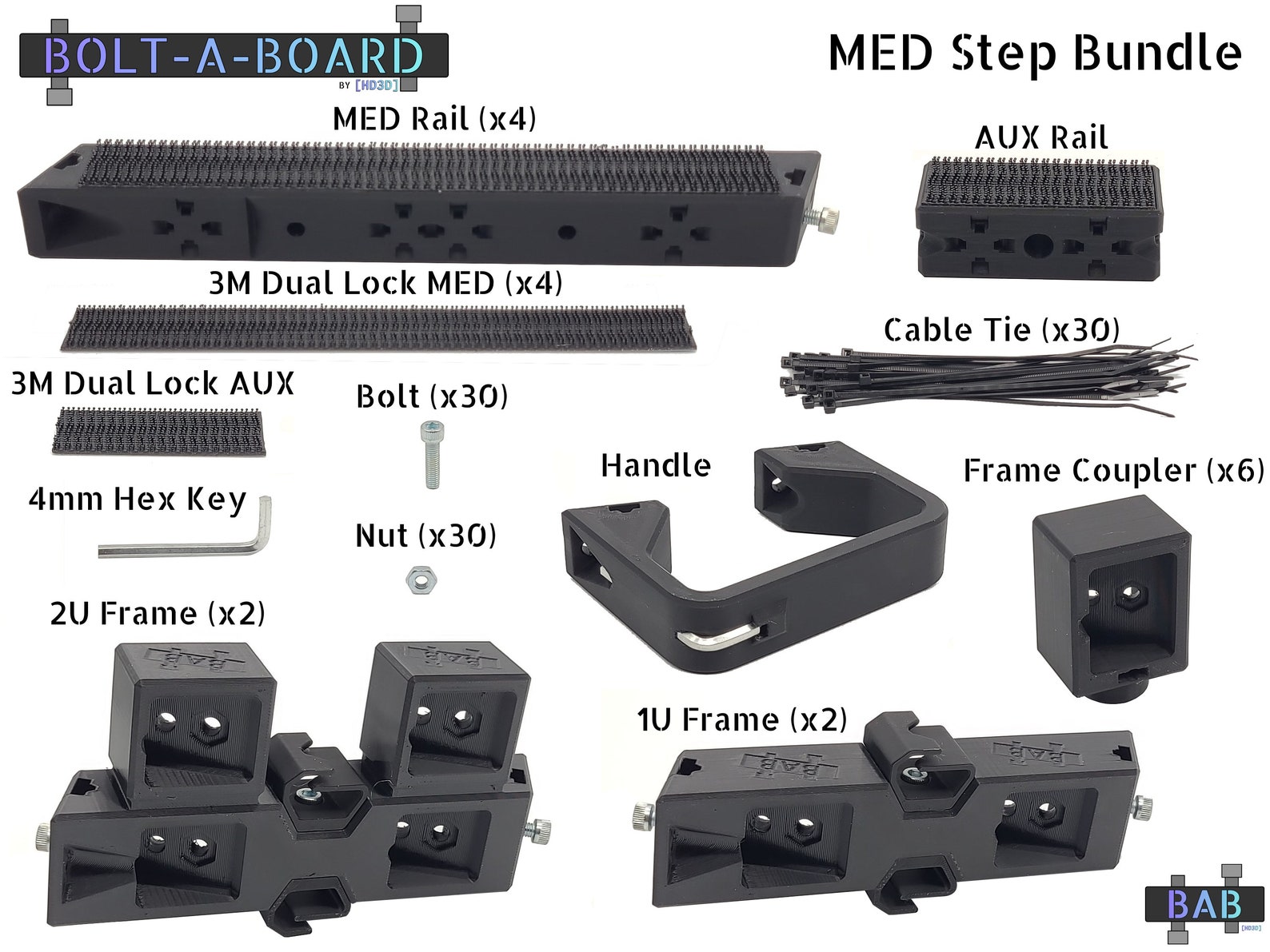 Bolt-a-board - Modular Pedalboard System (starter Bundle) - Etsy