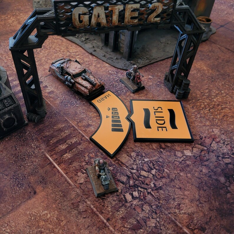 Gaslands - Movement Templates - Etsy