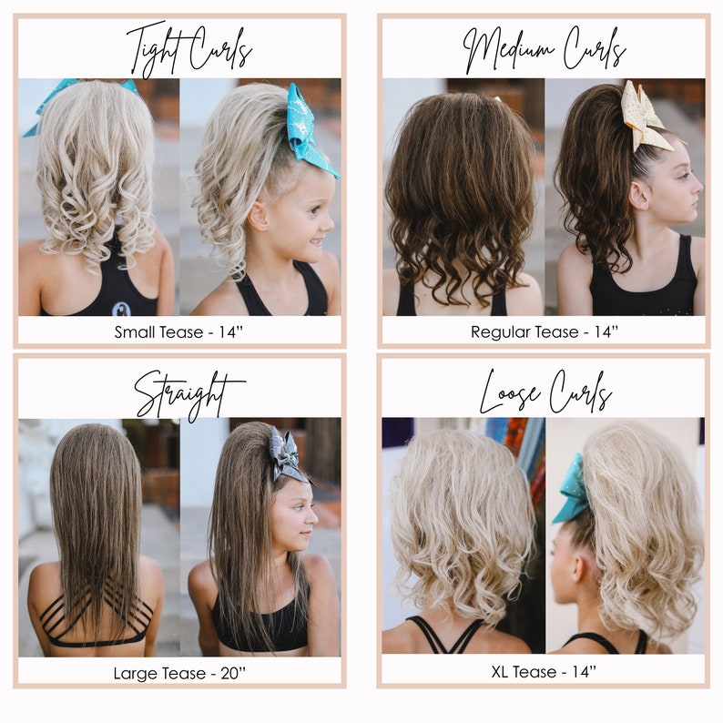 The Half up Posh - THE PERFECT POSH | Cheer Posh Ponytail – 100% Real ...