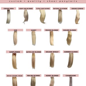 THE PERFECT POSH | Cheer Posh Ponytail – 100% Real Human Hair | Custom ...