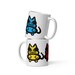 White Mug With 3 Bad Kitties - Etsy