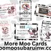 Moo Moo Subaru - Subamoo Driving - Downloadable Info Card Double Sided ...