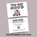 Moo Moo Subaru - Subamoo Driving - Downloadable Info Card Double Sided ...