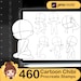 460 Procreate Cartoon Chibi Body, Chibi Lips, Chibi Eye, Chibi Brow ...