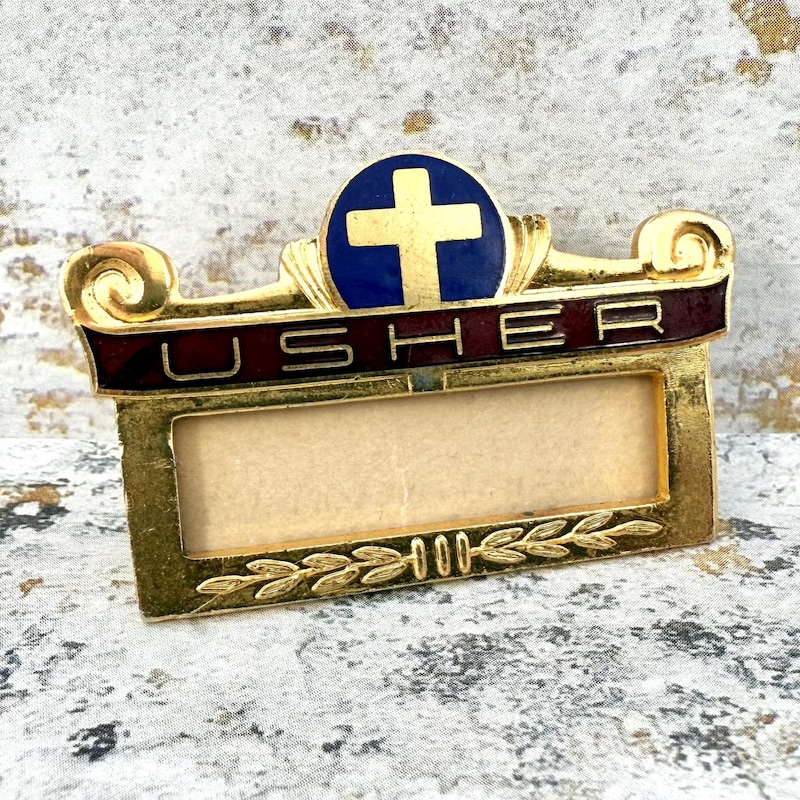 Church Usher Badges - Etsy