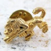 Vintage Ballou Reg’d Gold Floral and Pearl Lapel Pin - Etsy