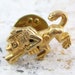 Vintage Ballou Reg’d Gold Floral and Pearl Lapel Pin - Etsy