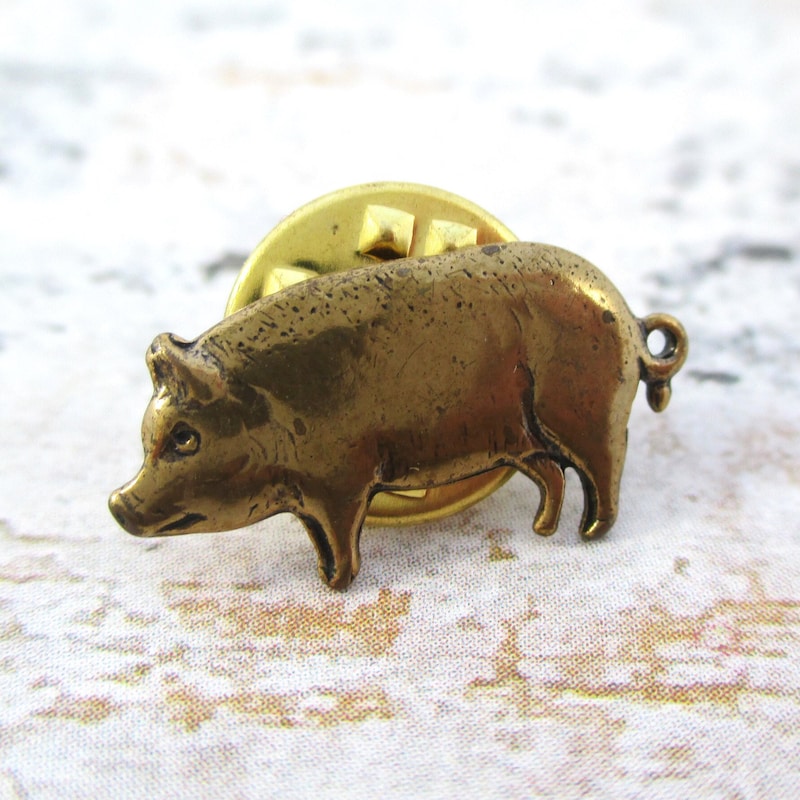 Pig Lapel Pin - Etsy