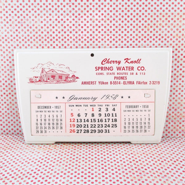 1958 Calendar - Etsy