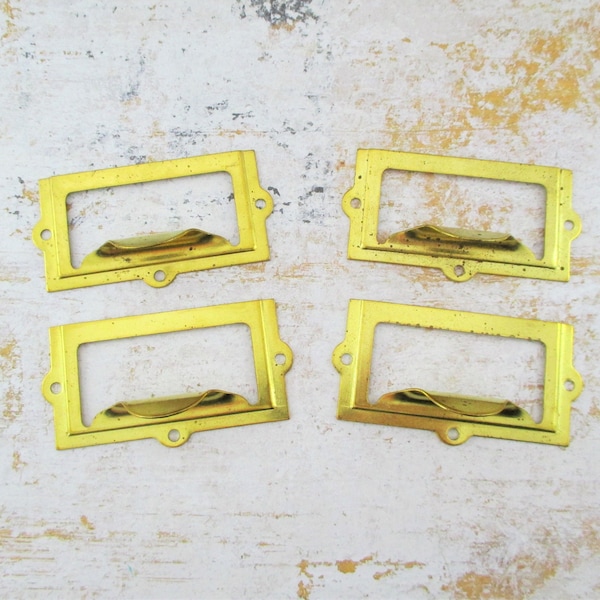 Label Drawer Pull - Etsy