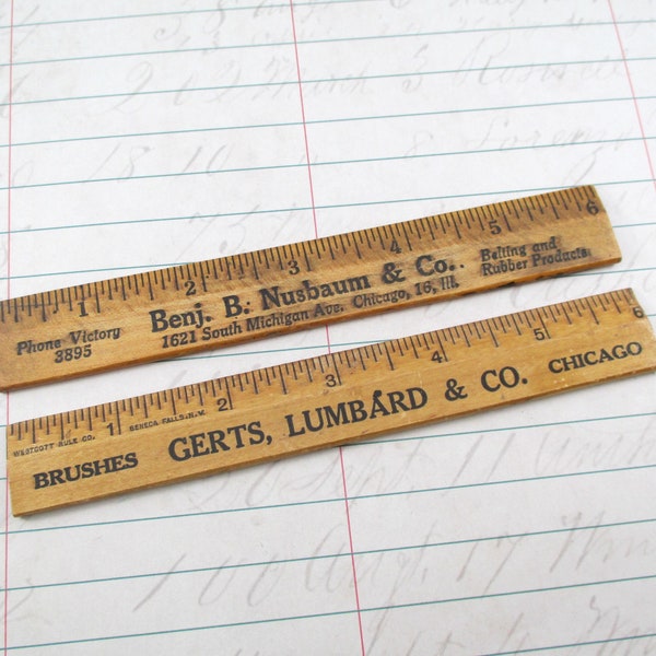 Vintage Wooden Ruler - Etsy