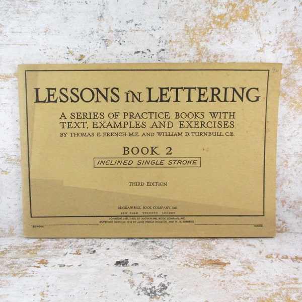 Vintage Lettering - Etsy