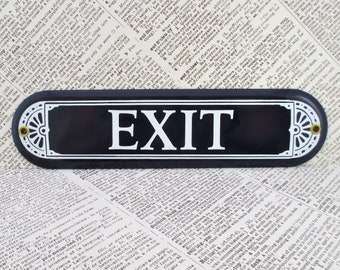 Vintage Exit Sign - Etsy