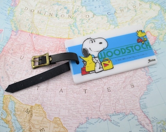 Peanuts Luggage Tag - Etsy