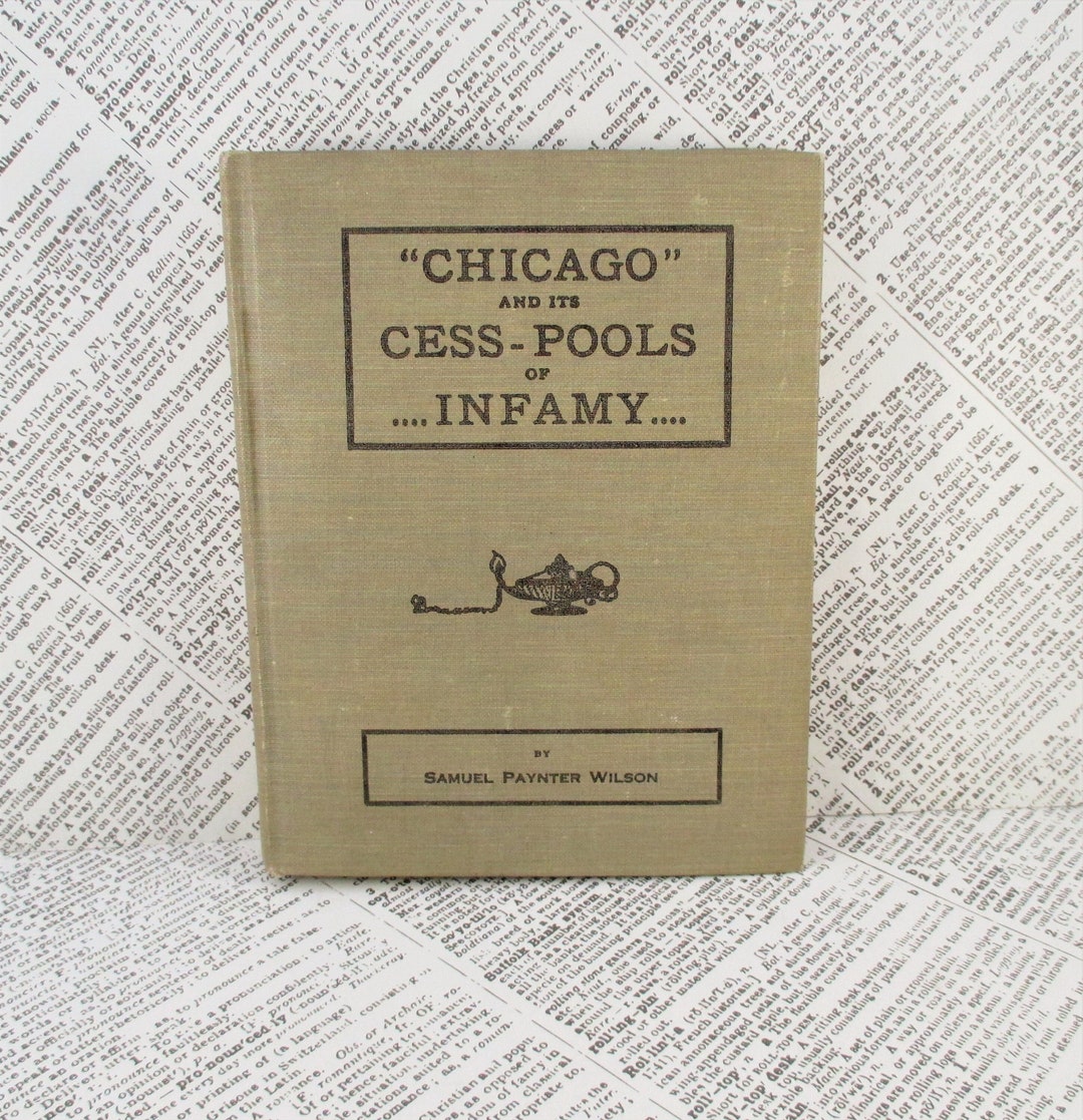 Vintage Book chicago and It's Cess-pools of - Etsy