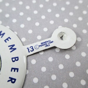 Vintage Member Birds Eye Club Lapel Pin 1953 - Etsy