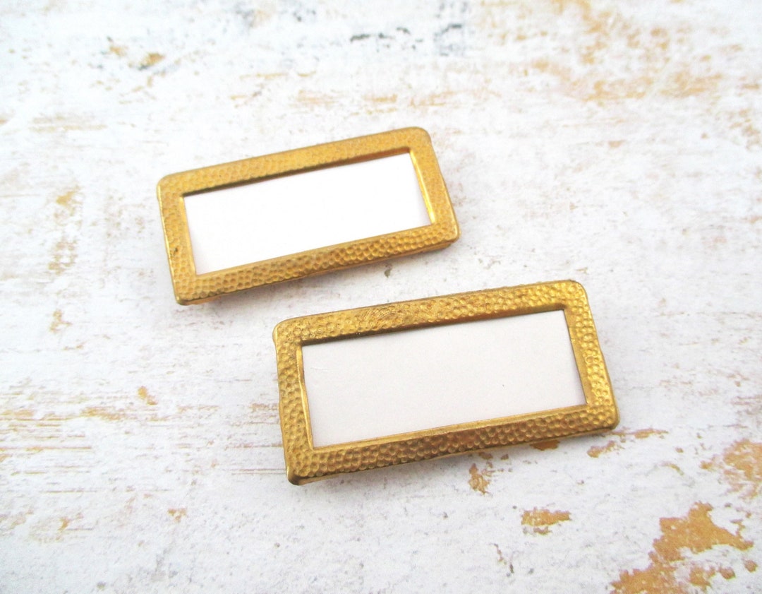 Pair of Vintage Badge Toppers / Name Badges A4 - Etsy