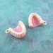 Five Little Vintage Denture / Teeth Charms - Etsy