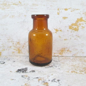 Vintage Amber Cardinell Erado Ink Mark Out Bottle - Etsy