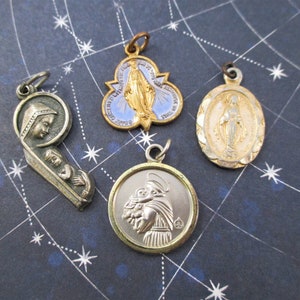 Eight Vintage Assorted Religious Amulets - Etsy