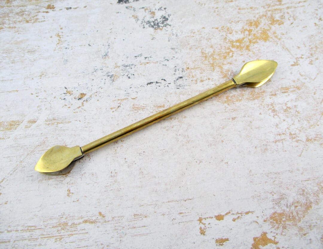 Vintage Brass Candle / Candlestick Scraper - Etsy